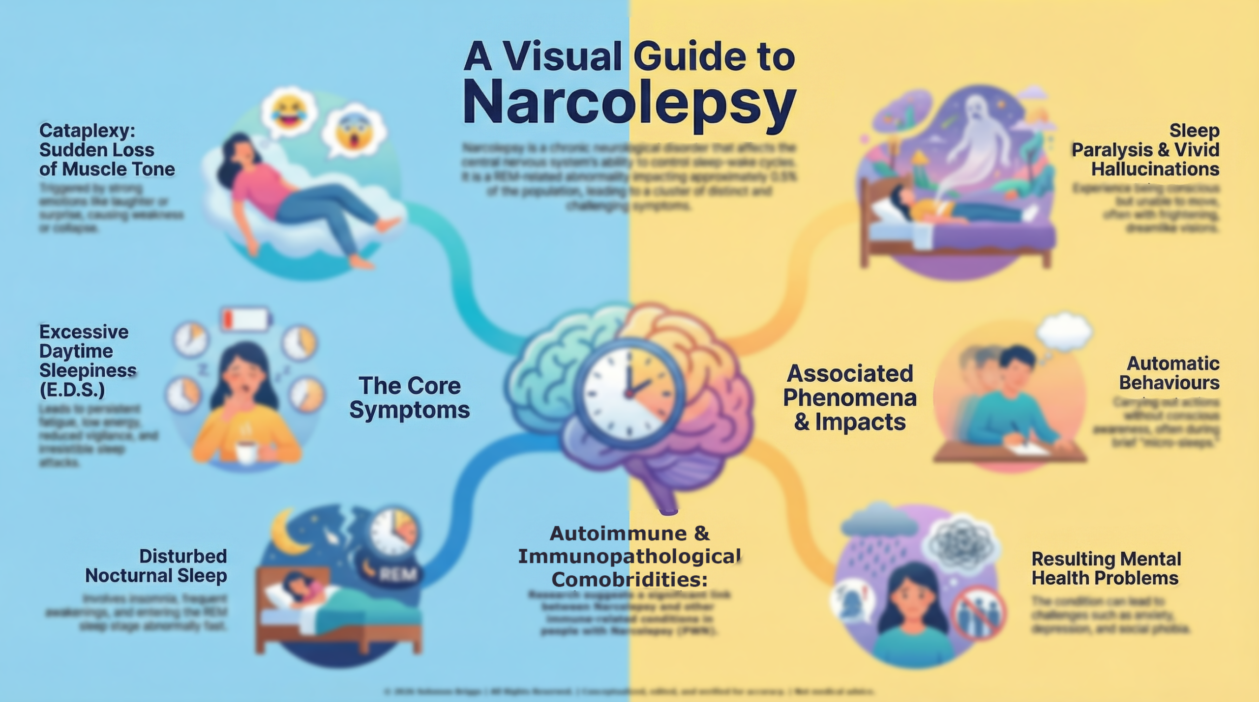 A Visual Guide to Narcolepsy | 13″x19″ Individual Reference Print ...